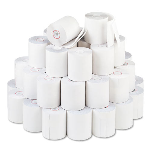 Impact Printing Carbonless Paper Rolls, 3" X 90 Ft, White-white, 50-ca ...