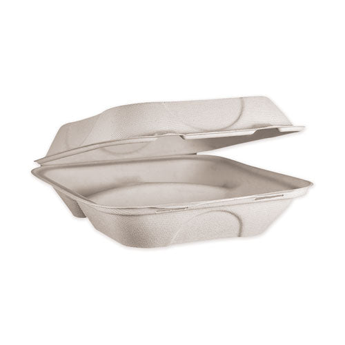 Fiber Hinged Hoagie Box Containers, 9 X 6 X 3, Natural, 500-carton ...